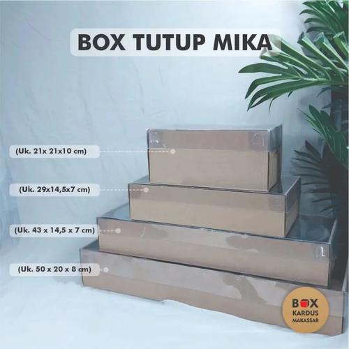 Jual Box Tutup Mika/Box Seserahan/Box Puding/Box Kemasan/Box ...