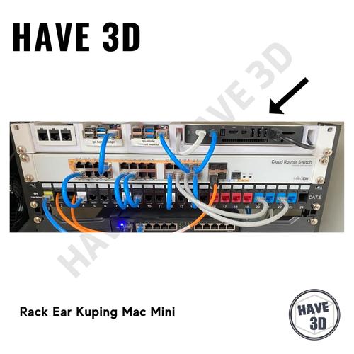 Jual Rack Ear Mac Mini Raspi Raspberry Pi Kuping Rak 19 inch 3D Print Custom - Kota Tangerang ...