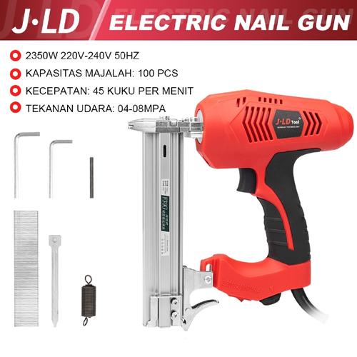 Jual JLD Mesin Paku Tembak Listrik Stapler J-WR02 Kayu Staples Electric ...