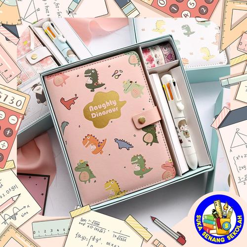 Jual 3 In 1 Gift Set Notebook / Set Alat Tulis Notebook Pulpen Mekanik ...