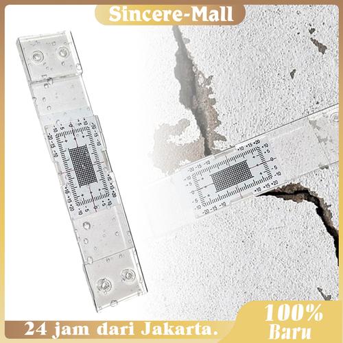 Jual Crack Scale Clear Alat Ukur Beton Tembok Crack Pengukur Keretakan ...