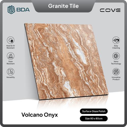 Promo BDA Granite Tile Granit 80x80 Keramik Lantai Keramik Dinding Volcano Onyx - Kab. Tangerang ...