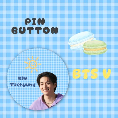 Jual MURAH PIN BOTTON TAEHYUNG V BTS / BROS KPOP/PIN TAS BAJU KPOP/PIN ...