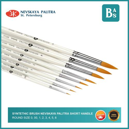 Jual NEVSKAYA PALITRA SYNTHETIC BRUSH NEVSKAYA PALITRA ROUND SHORT ...