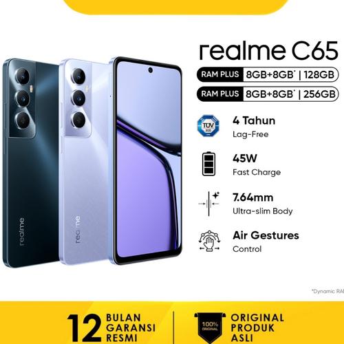 Jual Realme C65 HP 8*8+256GB 8*8+128GB | 45W Fast Charge | 5000mAh ...