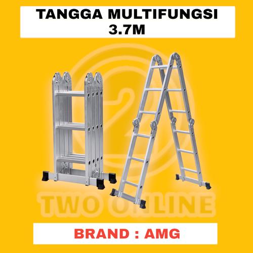 Jual TANGGA multipurpose 3.7 meter tangga multifungsi 3 m Alumunium AMG ...