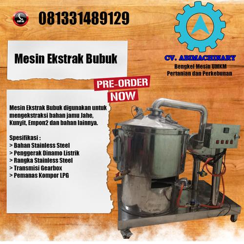 Jual Mesin Extract kapasitas 100 liter - Kota Malang - CV.ABIMACHINARY ...