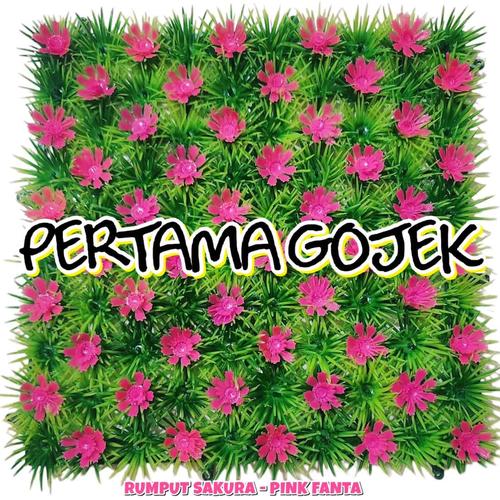 Promo Rumput Sakura/ Rumput Plastik/ Bunga Plastik/ Tanaman Plastik ...