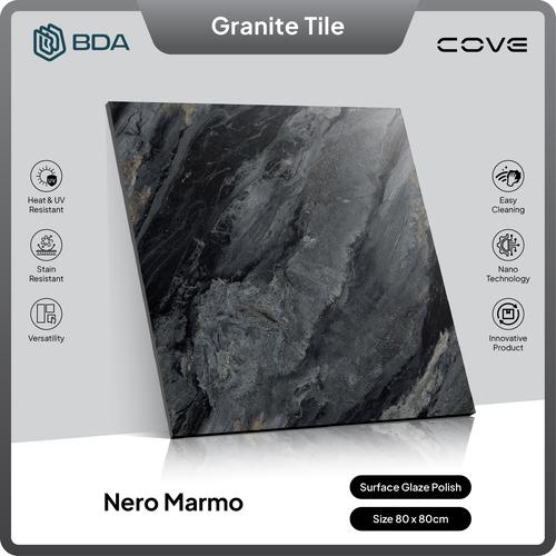 Promo BDA Granite Tile Granit 80x80 Keramik Lantai Keramik Dinding Nero ...