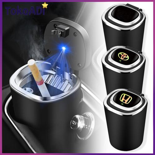 Promo Asbak Rokok Mobil Led Portabel Sel Bahan Stainless Steel+ABS ...