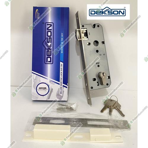 Jual Mortise Dekkson MTS DL 8485 RL SN+Cylinder Kunci Dekson pintu ...