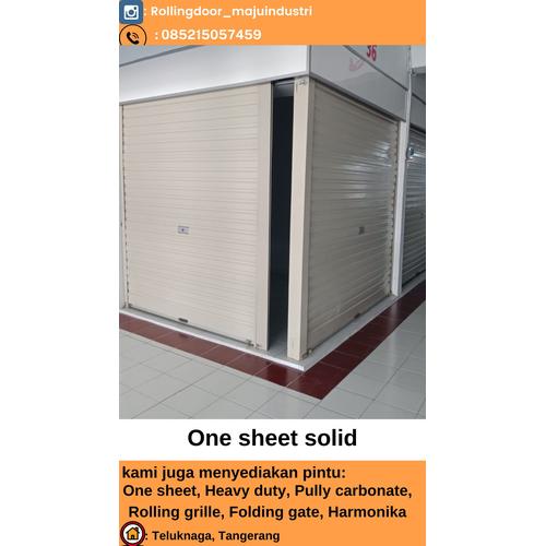 Jual Rollingdoor one sheet solid, pintu mall,ruko,toko dengan tebal 0 ...