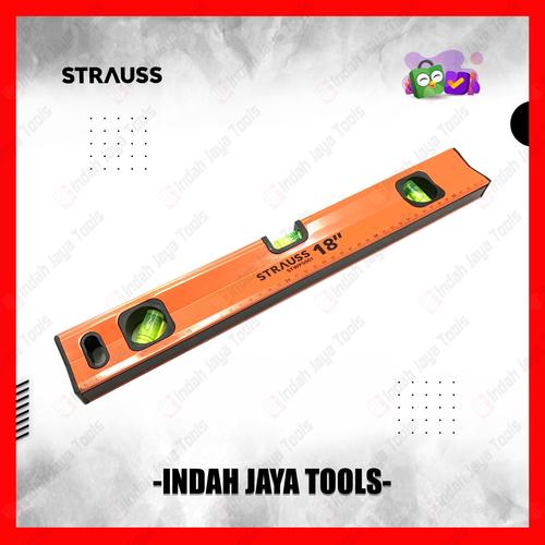Jual STRAUSS Waterpas Magnet 18 Inch - Waterpass 45 cm Alat Ukur Tukang ...