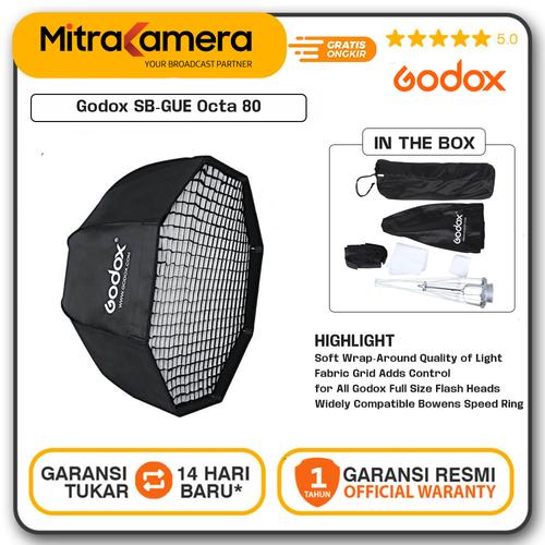 Promo Godox Umbrella Softbox with Grid SB-GUE Octa 80 / SG GUE / Octa 80 Cicil 0% 3x - Jakarta ...