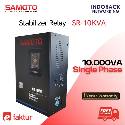 Jual SAMOTO Relay Stabilizer 10KVA AVR Stabiliser 10000VA Relay ...