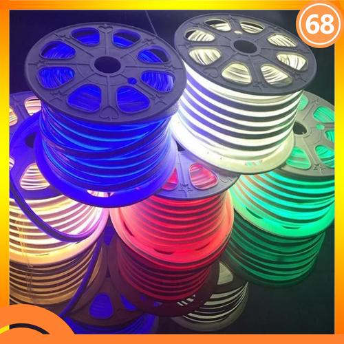 Promo Lampu LED Selang Neon Flex / Selang Susu 50 meter 220V - Ice Blue ...