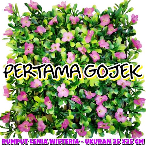 Jual Rumput Lenia Wisteria/ Rumput Hiasan Dinding/ Bunga Hiasan Dinding ...