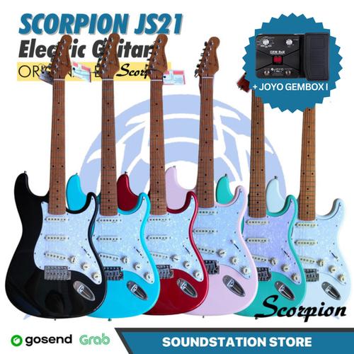 Promo SCORPION JS21 Black Jaguar Series Electric Guitar | Gitar ...