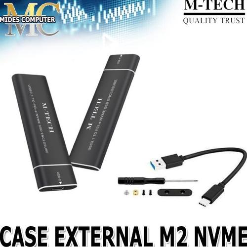 Jual PRODUK TERBATAS EXTERNAL CASE SSD M2 NVME CASING ENCLOSURE PCIE 3. ...