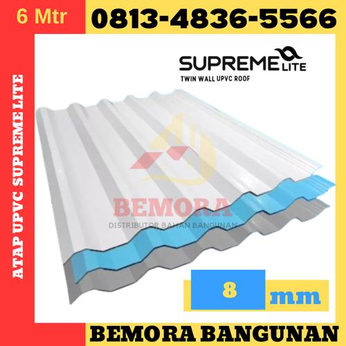Jual Atap upvc supreme lite twinwall Tebal 8 mm (Harga Grosir & Free ...