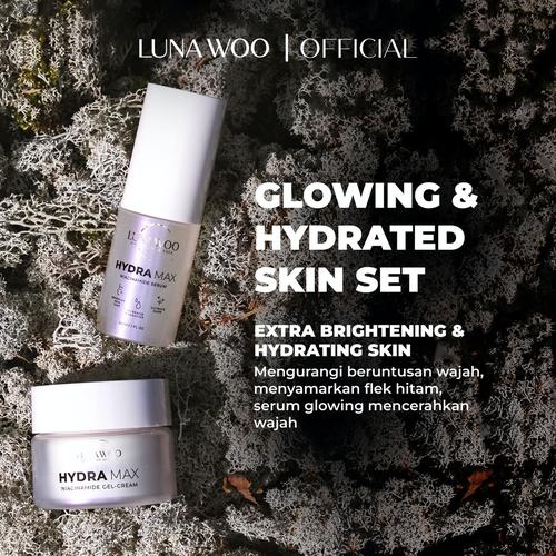 Jual Luna Woo Glowing & Hydrated Skin Set Hydra Max Niacinamide Serum ...