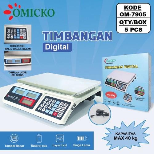 Jual TIMBANGAN DUDUK DIGITAL OMICKO 40KG TIMBANGAN DIGITAL 40 KG ...