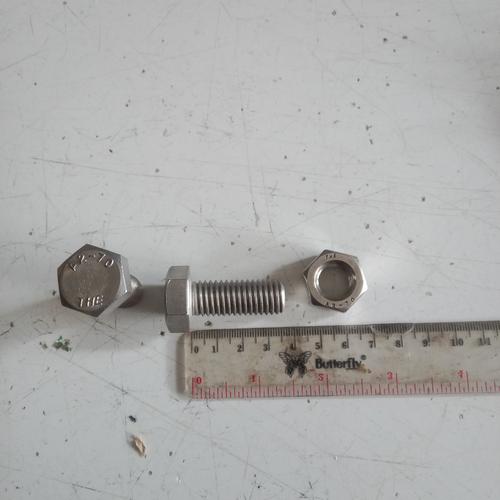 Jual BAUT mur M14x35 Stainless 304,HEX BOLT STAINLESS kunci 22 - Kab ...