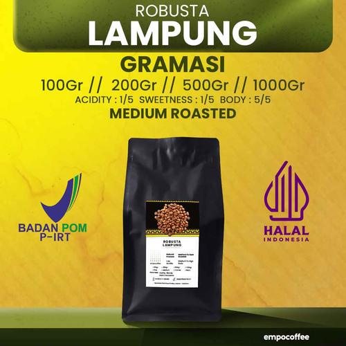 Jual Biji Kopi Bubuk Robusta Lampung Tanggamus Sumatra Coffee Espresso ...