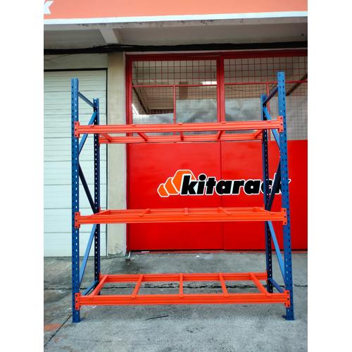 Jual Rak Palet 3 TON/Layer Heavy Duty KITARACK Panjang 2.5M ; Tinggi 4M ...