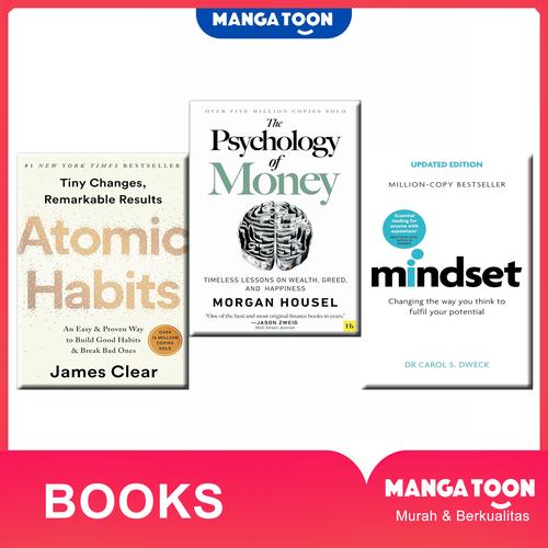 Jual Paket 3 Buku Atomic Habits & The Psychology of Money - MangaToon ...