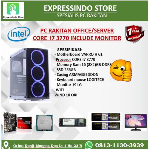 Jual PC RAKITAN OFFICE FOR SERVER PROC CORE I7 LENGKAP FULL SET SIAP ...