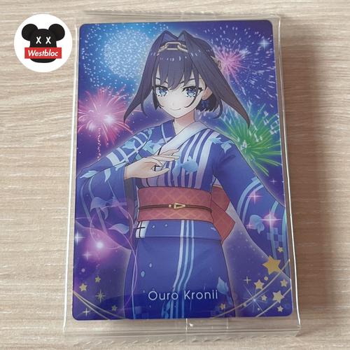 Jual Ouro Kronii Hololive Summer Kimono Yukata Wafer Card Vol.3 Bandai Namco Official ...