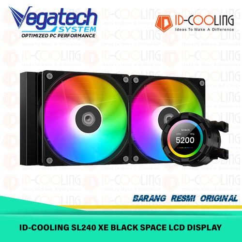 Jual ID-COOLING SL240 XE BLACK SPACE LCD Display AIO CPU Liquid Water ...