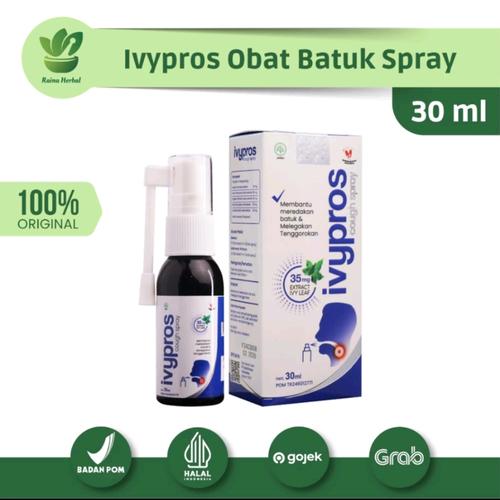 Jual IVYPROS obat batuk spray herbal dan melegakan tenggorokan ...