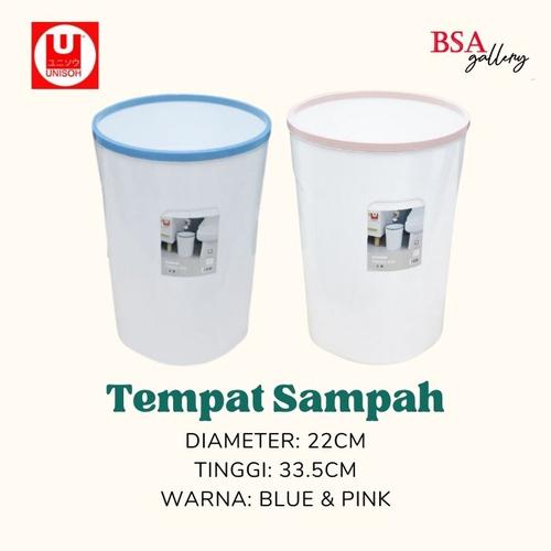 Jual TEMPAT SAMPAH PLASTIK BESAR MODEL BULAT MINIMALIS / TRASH BIN ...