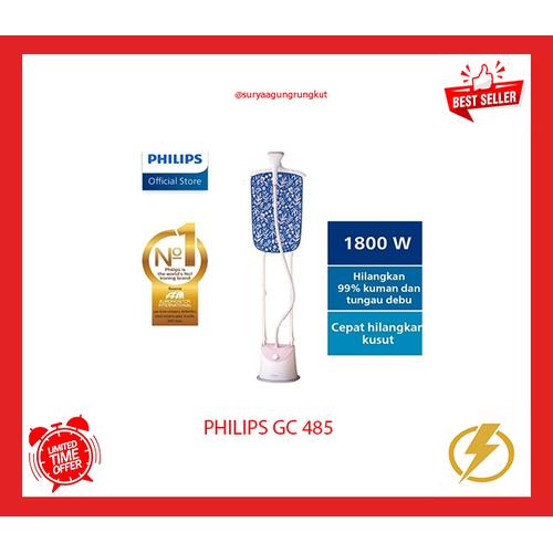 Promo STAND STEAMER PHILIPS PASTEL PINK - GC 485 - Kota Surabaya ...