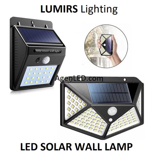 Promo LUMIRS Lampu LED Solar Tembok Wall Lamp Dinding Taman Tenaga ...
