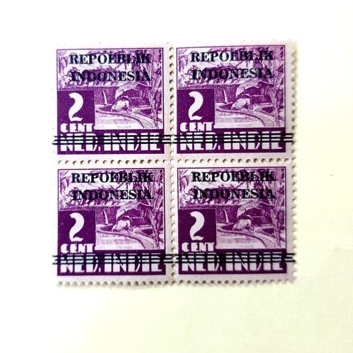 Jual Prangko Revolusi Jawa 1945. c.t. REPOEBLIK INDONESIA di atas ...