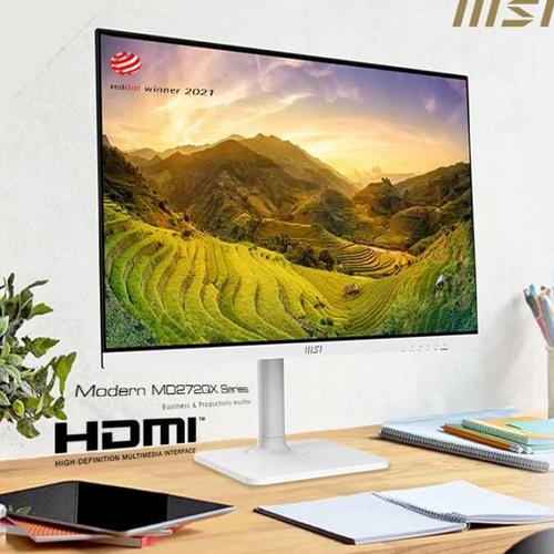 Jual Monitor Led Msi Modern Md272Qxpw White 27 Inch 2K Wqhd Ips 100Hz ...