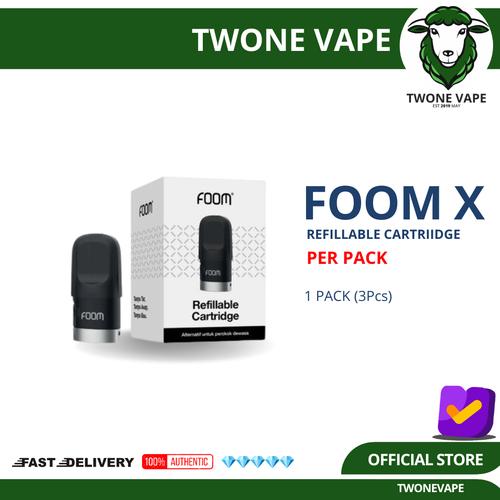 Jual Cartridge Foom Pod X Authentic PER PACK- 1 PACK / 3 PCS) - Jakarta ...