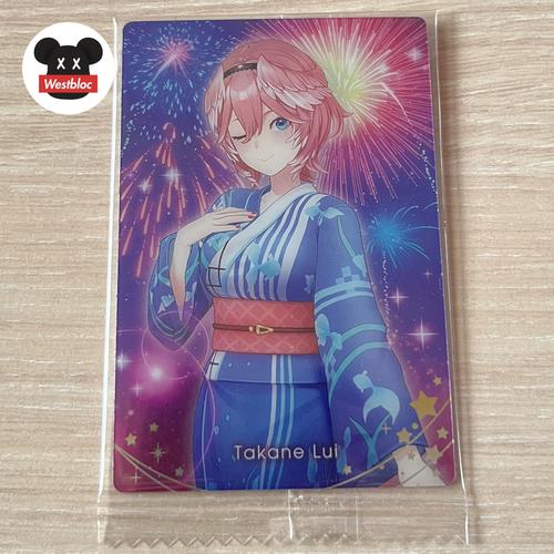 Jual Takane Lui Hololive Summer Kimono Yukata Wafer Card Vol.3 Bandai Namco Official Merchandise ...
