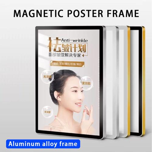 Jual Magnetic Poster Frame PVC Clear Bening Frame Bingkai Display ...