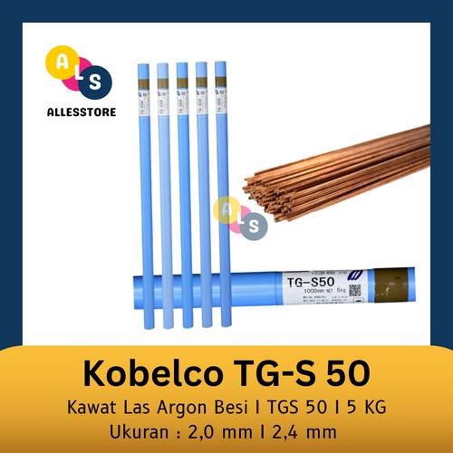 Jual Kawat Las Argon/Kawat Las Listrik/Kobelco/Kawat Las TG-S 50/Kawat Las Besi - 2,4 mm, 5 Kg ...
