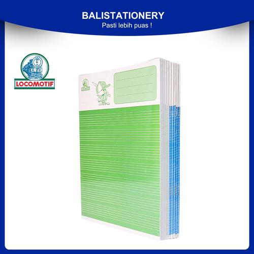 Jual Buku Tulis 38 lbr Locomotif Halus ( Garis 5 ) 1 pak isi 10 - 1 pcs ...