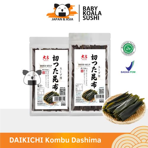 Jual DAIKICHI Kombu Dashi Konbu Dashima 50 g │ Kaldu Rumput Laut Import ...