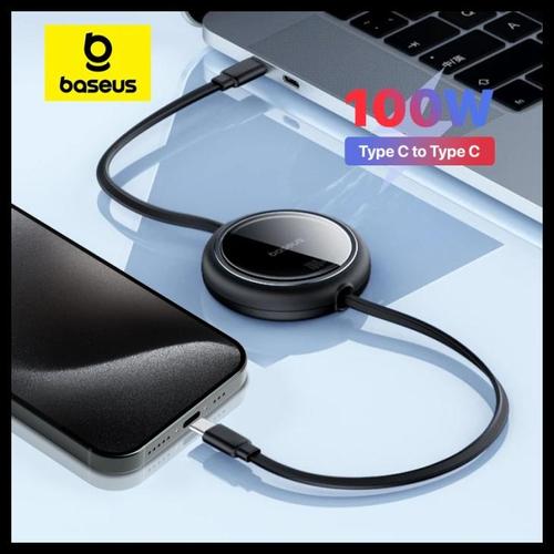 Jual Baseus Free2Draw Kabel Data Type C 100W Retractable Fast Charging ...