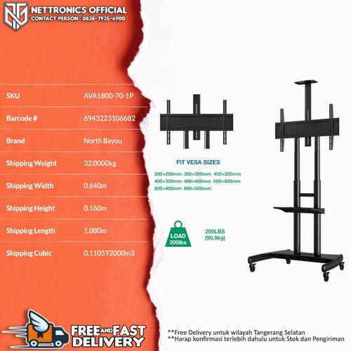 Jual BRACKET STANDING AVA1800 - NORTH BAYOU AVA1800-70-1P UP TO 85 ...
