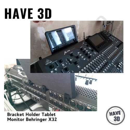 Jual Bracket Holder Tablet Monitor Stand Behringer X32 3D Print Custom ...