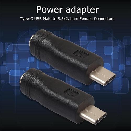Jual Type-C USB Male to DC Barrel Jack Female Adapter Converter ...