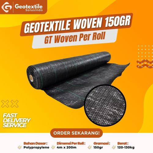 Jual Geotextile Woven Roll 150gr 4x200m 800m2 Link Custome - Kota ...